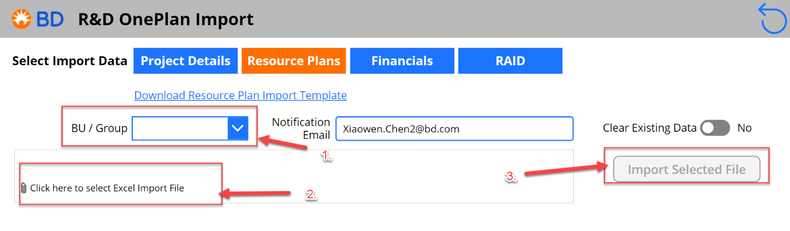 Resources Plan - Data Import Instructions – OnePlan Support provided by PPM Works