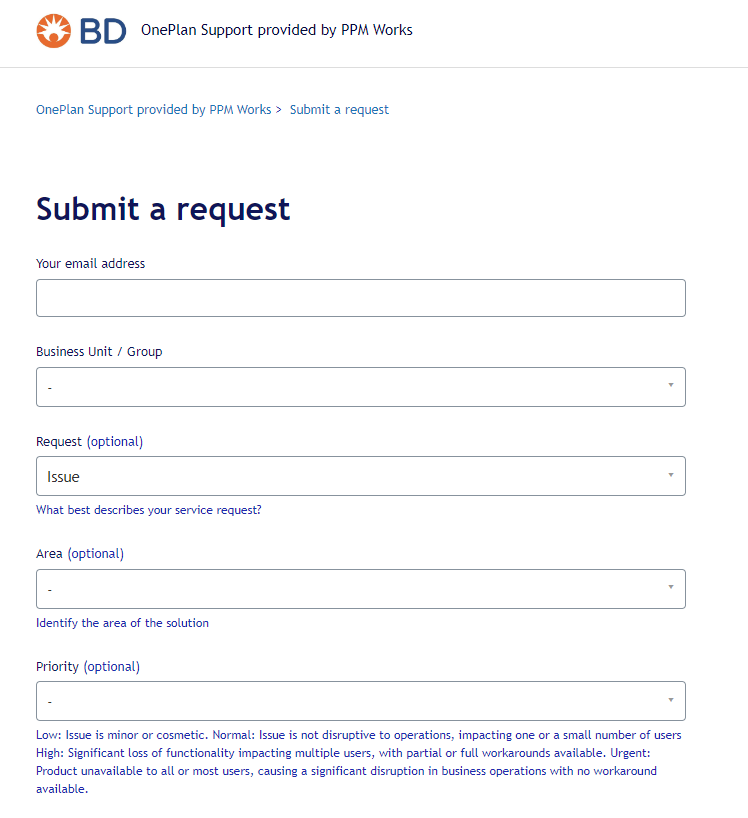 How to Submit a Support Ticket – OnePlan Support provided by PPM Works