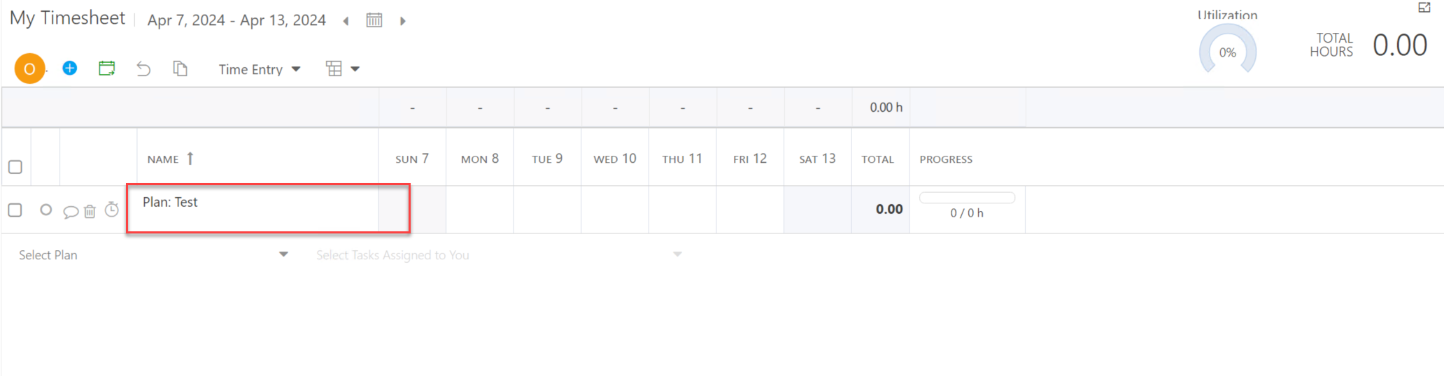 Add Work Items to Your Timesheet – OnePlan Support provided by PPM Works