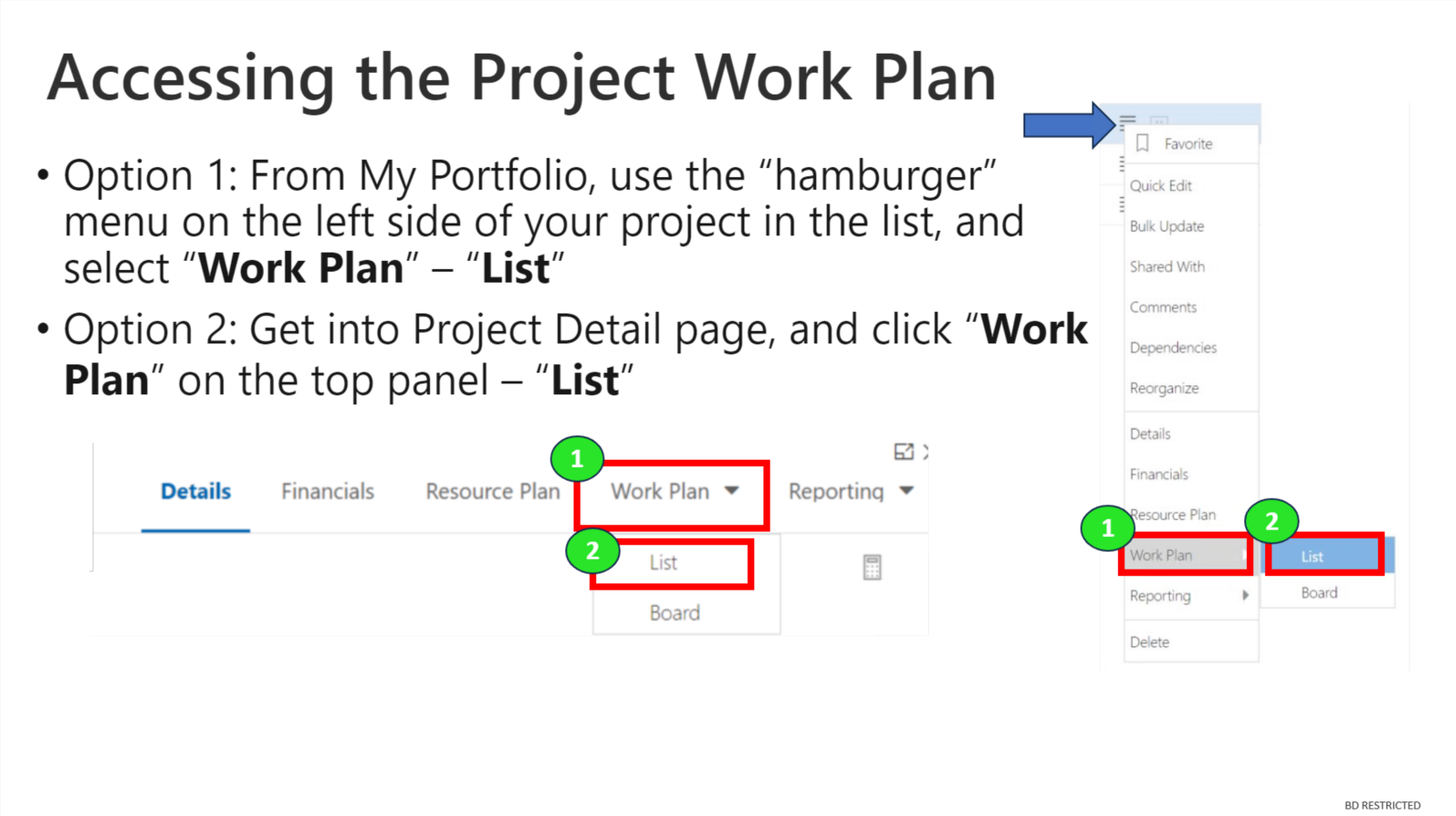 Work Plan & My Work Training PPT Slides – OnePlan Support provided by ...