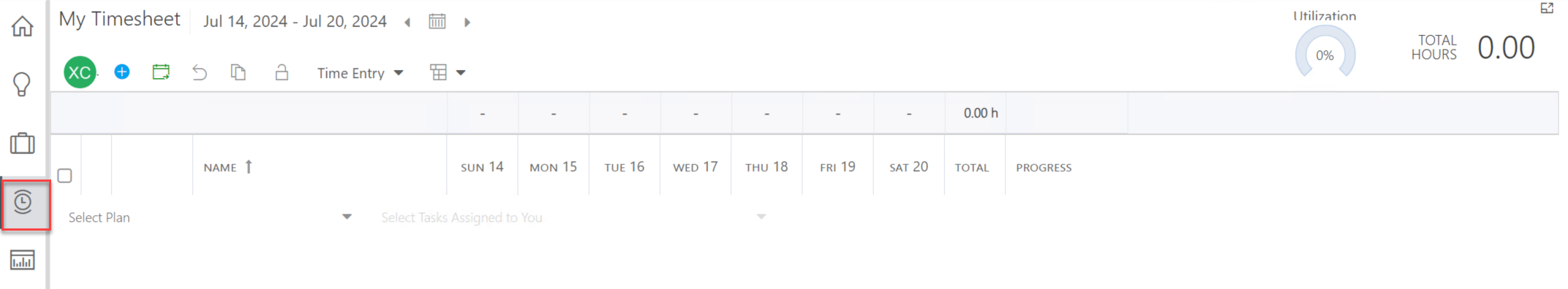 Access Timesheet – OnePlan Support provided by PPM Works
