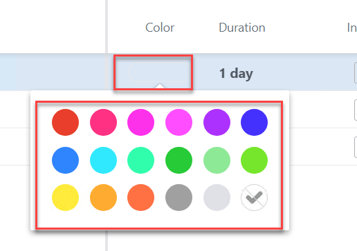 Assign Colors to Work Items in the Work Plan Grid – OnePlan Support ...